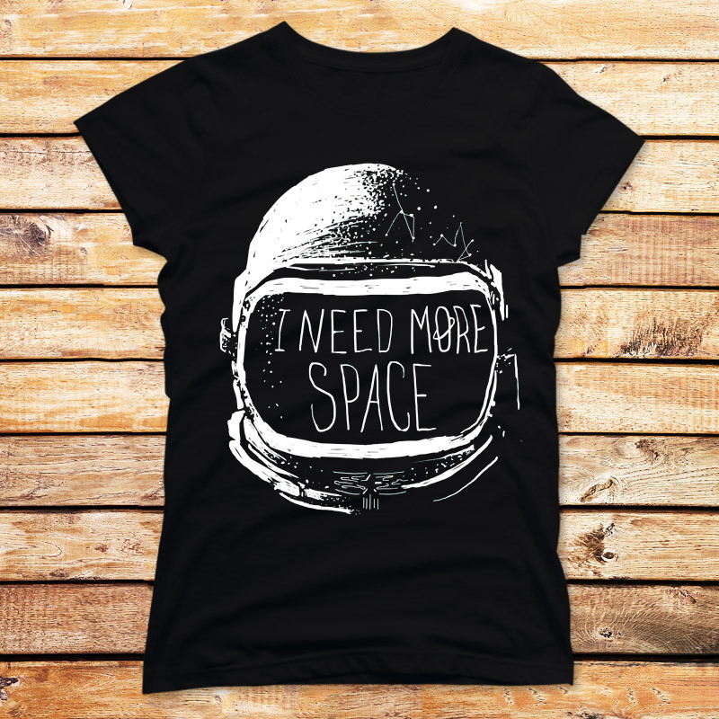 Póló Never Date an Astronaut - Világűr