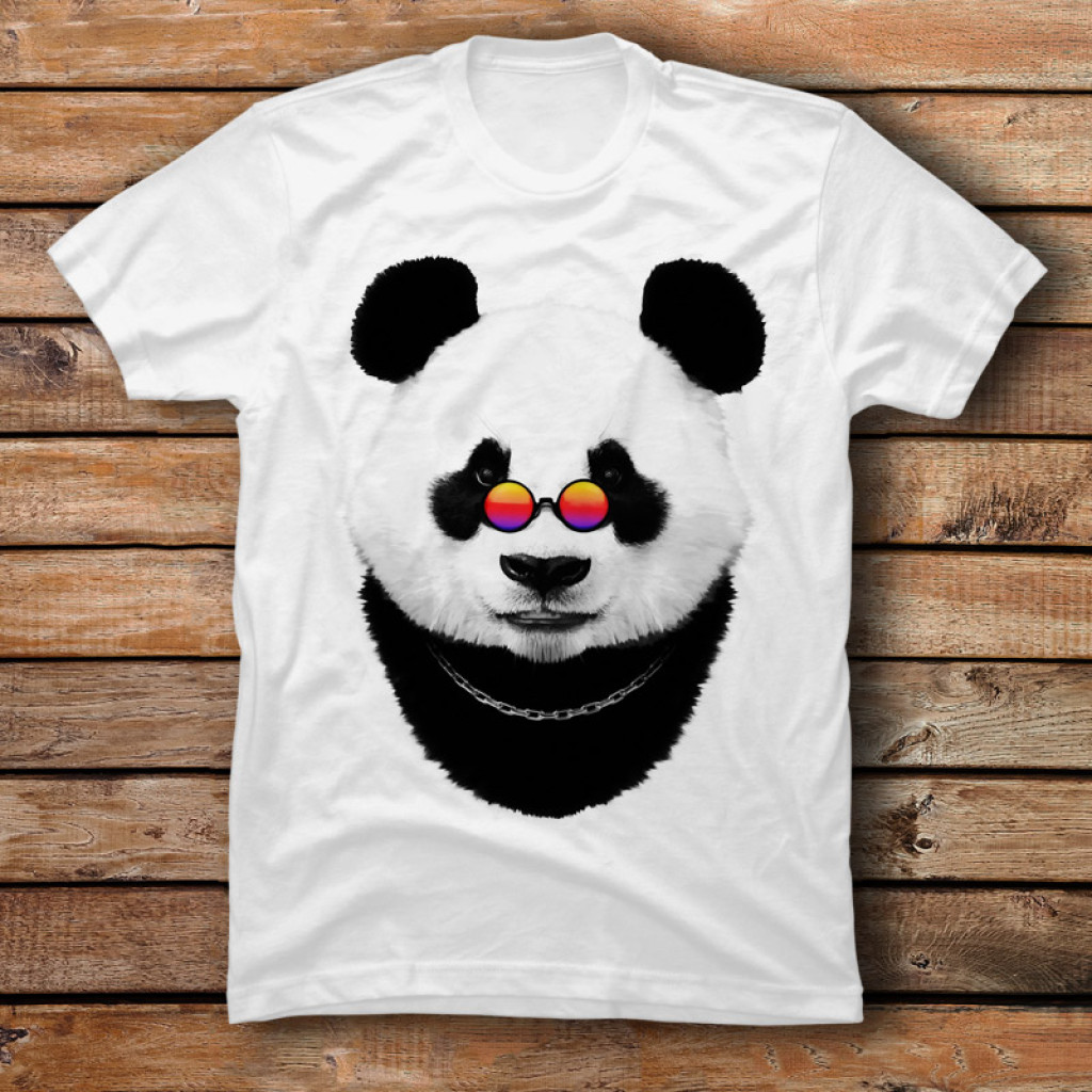 Тениска Hipster Panda - Панди