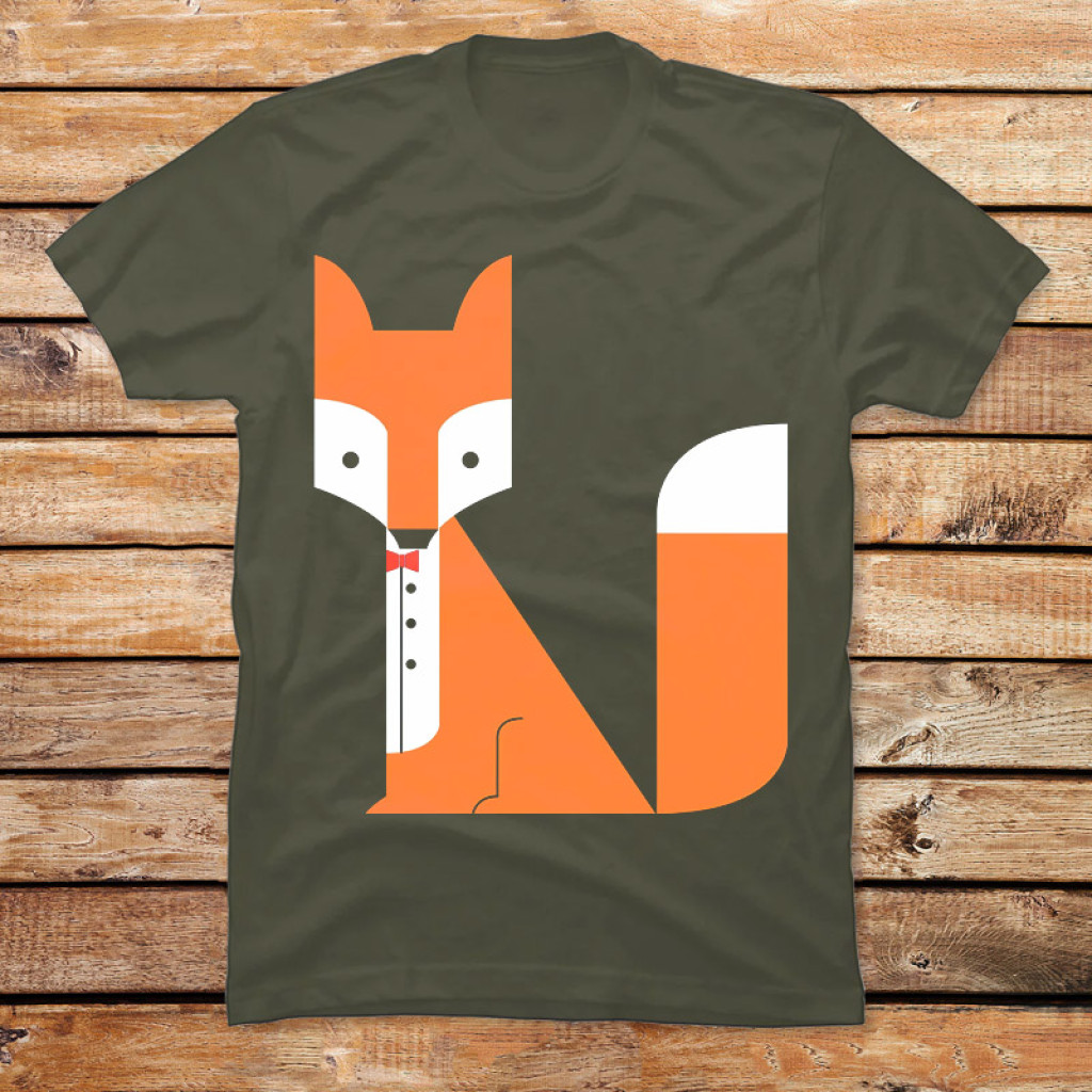 Тениска The Sly Fox - Military green тениски